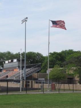 Large Flag Poles | 20', 25', & 30' In-Ground Options | PYT Sports - PYT ...