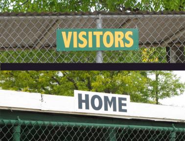 Dugout Header Signs | Home & Visitor Team Signs - PYT Sports