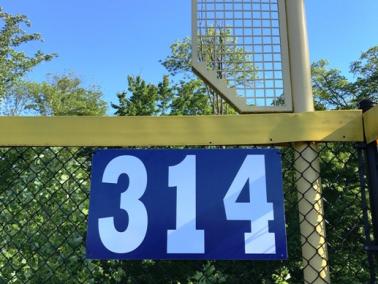 MAX-Metal Rectangle Outfield Distance Markers - PYT Sports