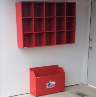 15 Helmet Cubby Rack | For Baseball Dugouts | PYT Sports - PYT Sports