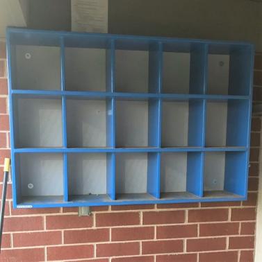15 Helmet Cubby Rack | For Baseball Dugouts | PYT Sports - PYT Sports