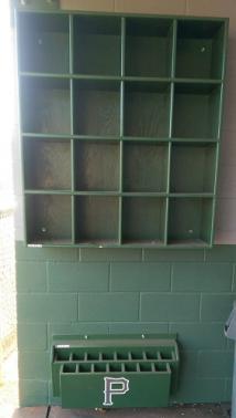 Helmet Racks | All Wood Storage Racks for Dugouts | PYT Sports - PYT Sports