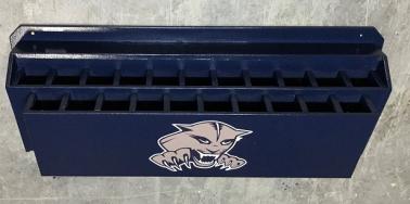 Angled 15 Bat Rack | MLB Style Dugout Bat Racks - PYT Sports