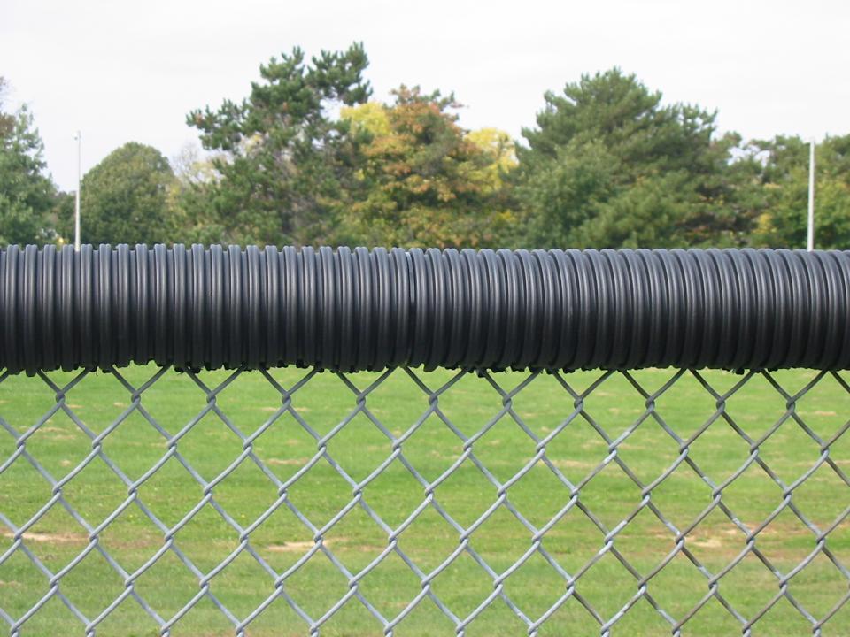 Poly-Cap Fence Toppers | Chain-Link Fence Guards for Ballparks - PYT Sports