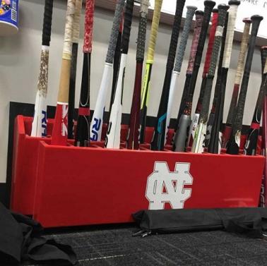 Angled 15 Bat Rack | MLB Style Dugout Bat Racks - PYT Sports