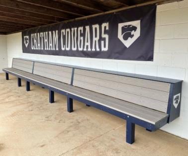 Eagle Bench | Baseball Dugout Benches - PYT Sports