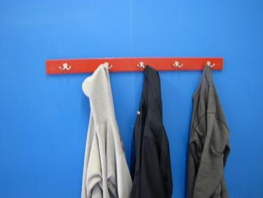 Coat Hook Strip | Storage Racks for Dugouts | PYT Sports - PYT Sports