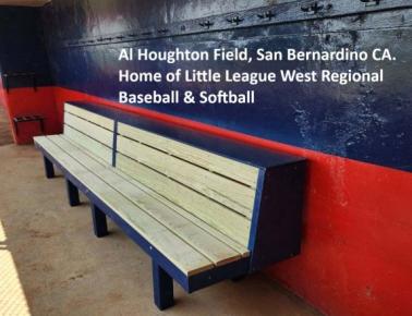 Condor Bench | 2 Tier Wood Baseball Dugout Bench - PYT Sports