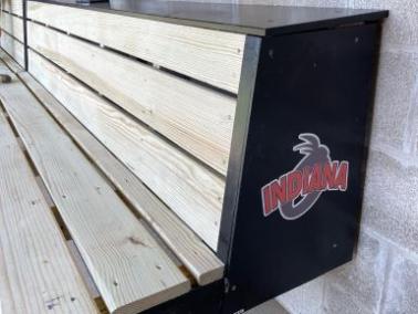 Condor Bench | 2 Tier Wood Baseball Dugout Bench - PYT Sports