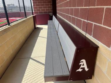Eagle Bench | Baseball Dugout Benches - PYT Sports