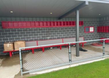 Eagle Bench | Baseball Dugout Benches - PYT Sports