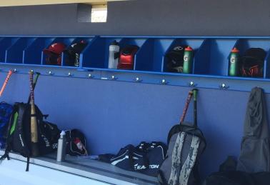 Dugout Player Storage Rack | Organizers for Dugouts - PYT Sports