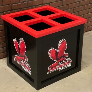 The Grizzly | MLB Style Dugout Bat Racks - PYT Sports