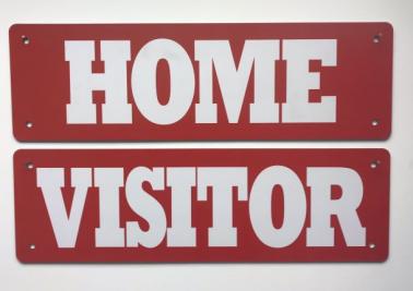 Dugout Header Signs | Home & Visitor Team Signs - PYT Sports