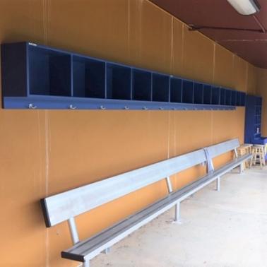 Premier Storage Cubby Rack | Above Bench Dugout Rack - PYT Sports