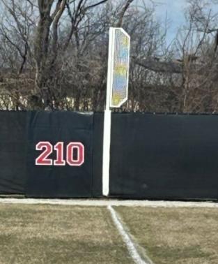 Vinyl Foul Line Markers | Christopher Foul Line Markers | PYT Sports ...