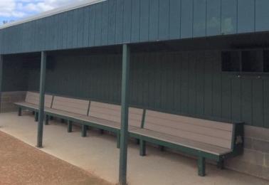 Eagle Bench | Baseball Dugout Benches - PYT Sports