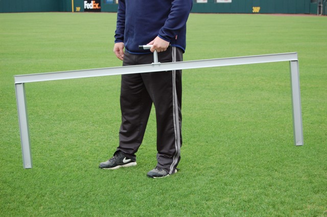 Foldable Batter's Box Template | Compact AND Portable - PYT Sports