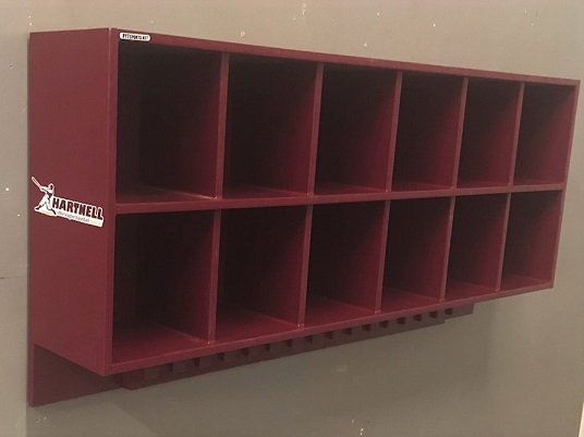 12 Helmet & 15 Bat Rack Combos | Dugout Storage Rack - PYT Sports