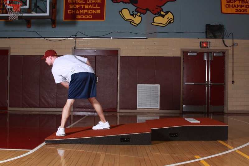 10" Portable Pitching Mound | Professional 2-Piece Mounds - PYT Sports