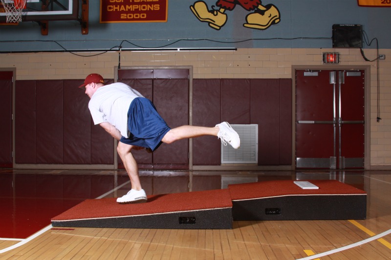 10" Portable Pitching Mound | Professional 2-Piece Mounds - PYT Sports