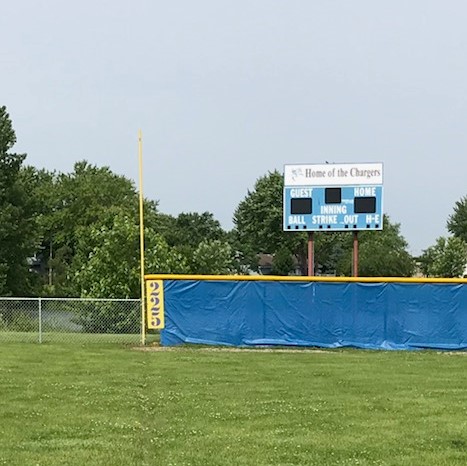 Vertical Outfield Distance Markers | MaxMetal Distance Markers - PYT Sports